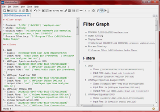 DirectShow Spy: Human Friendly Filter Graph Information and Filter ...
