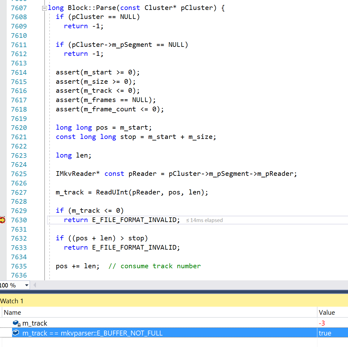 Parsing live WebM stream is not so easy – Fooling Around
